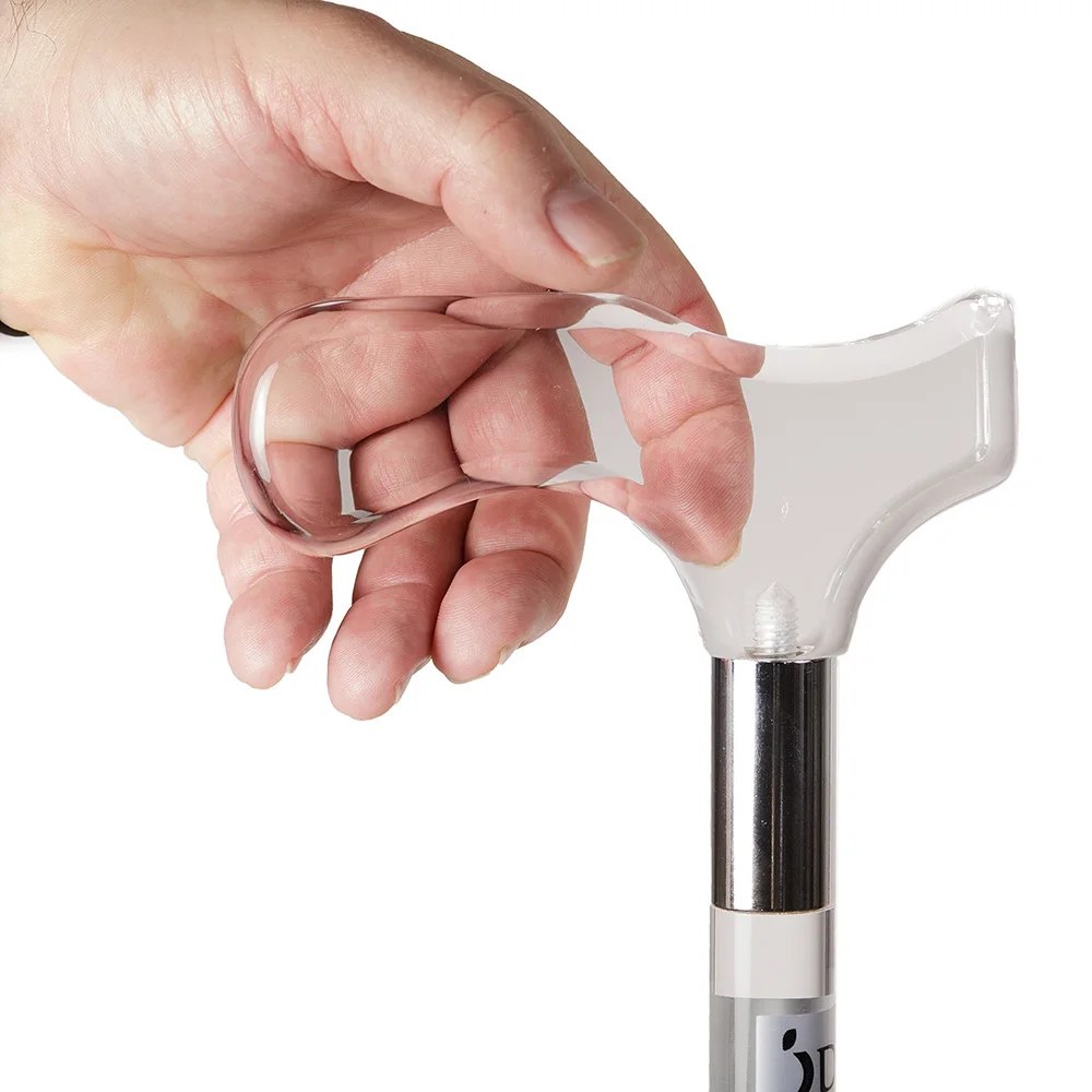 Acrylic Walking Stick with Right Hand Contour Handle - Customizable ...