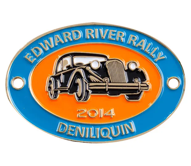 Custom Soft Enamel Car Grille Emblem Badge - JIN SHEU