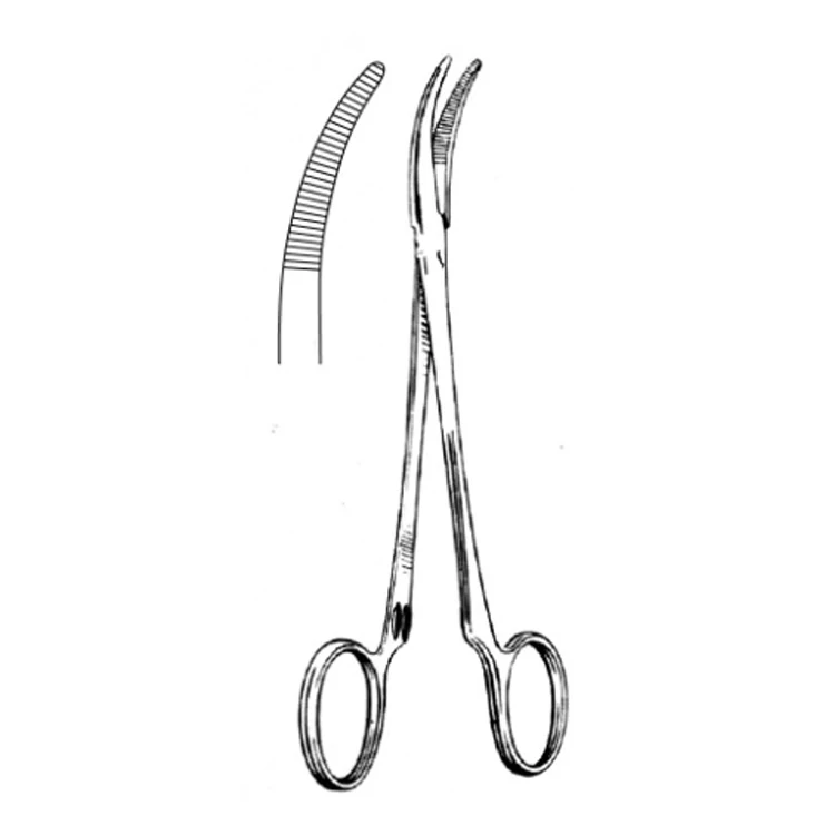 Curved Kelly Surgical Artery Clamp - Durable & Sterilizable