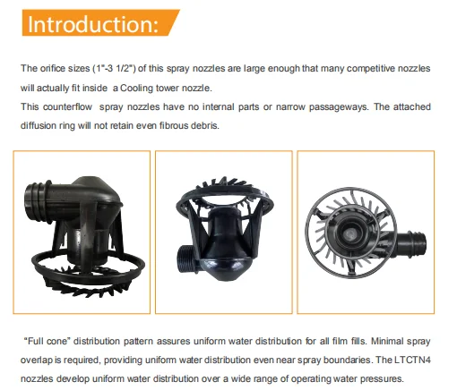 Counter Flow Cooling Tower Spray Nozzles - Reliable & Efficient