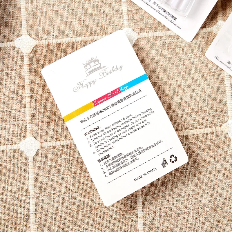 Golden Alphanumeric Candles Baking Packaging Children's Creative Party ...