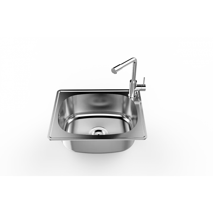 1h447s Ss304 Single Bowl Kitchen Sink Stainless Steel Pressed With ...