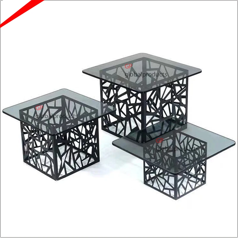Shop Our Hot Selling Black Metal Steel Buffet Food Display Stands
