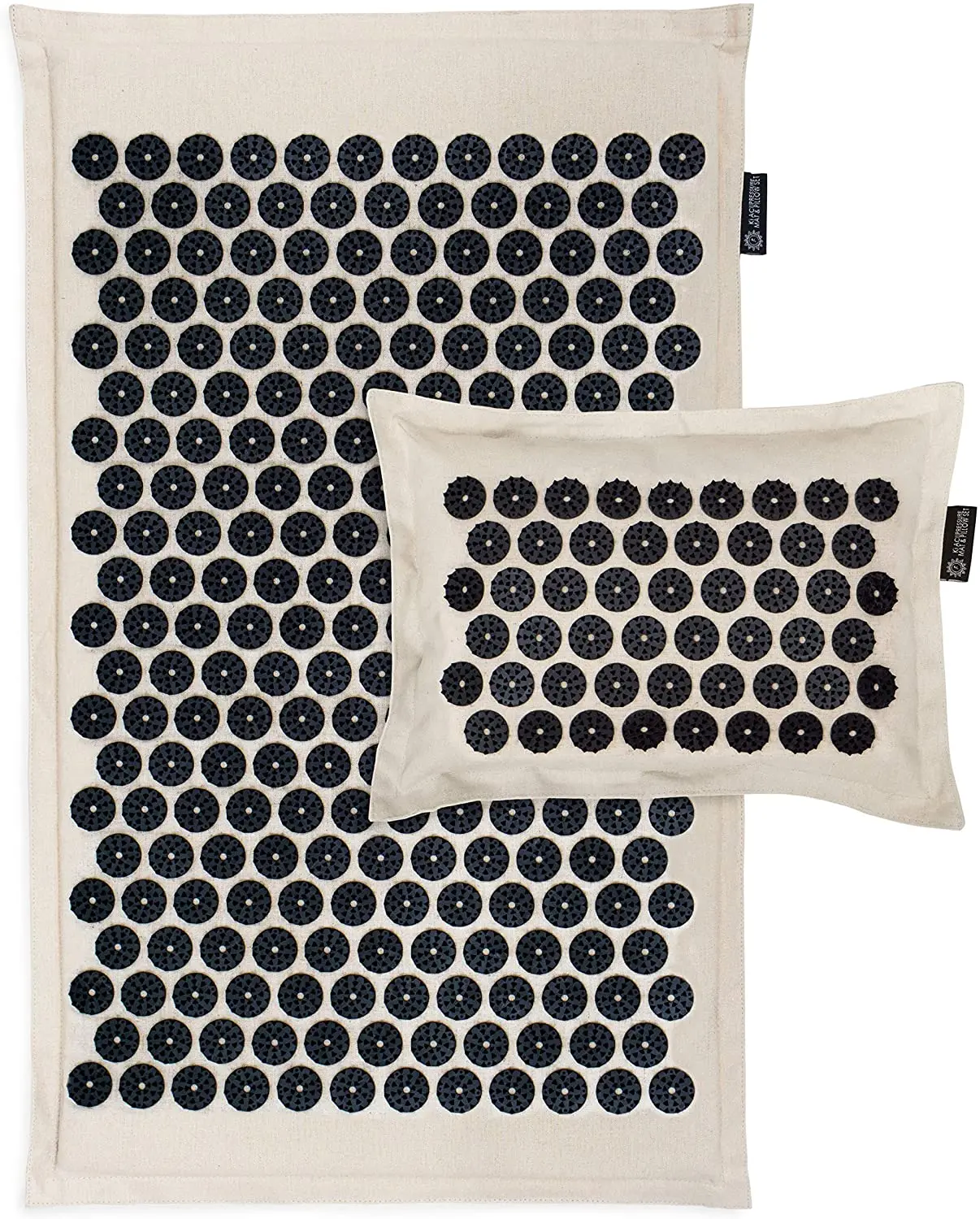 Organic Eco Friendly Natural Linen Large Acupressure Spike Massage Mat ...