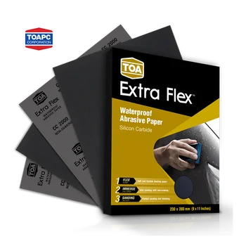 Toa Extra Flex Waterproof Abrasives Paper Sheet Size 230x280mm Grit 60 ...