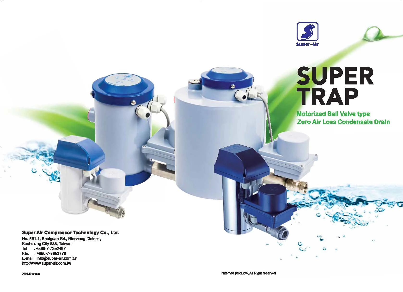 Smart Control Auto Drain Zero Air Loss Energy Saving Compressor ...