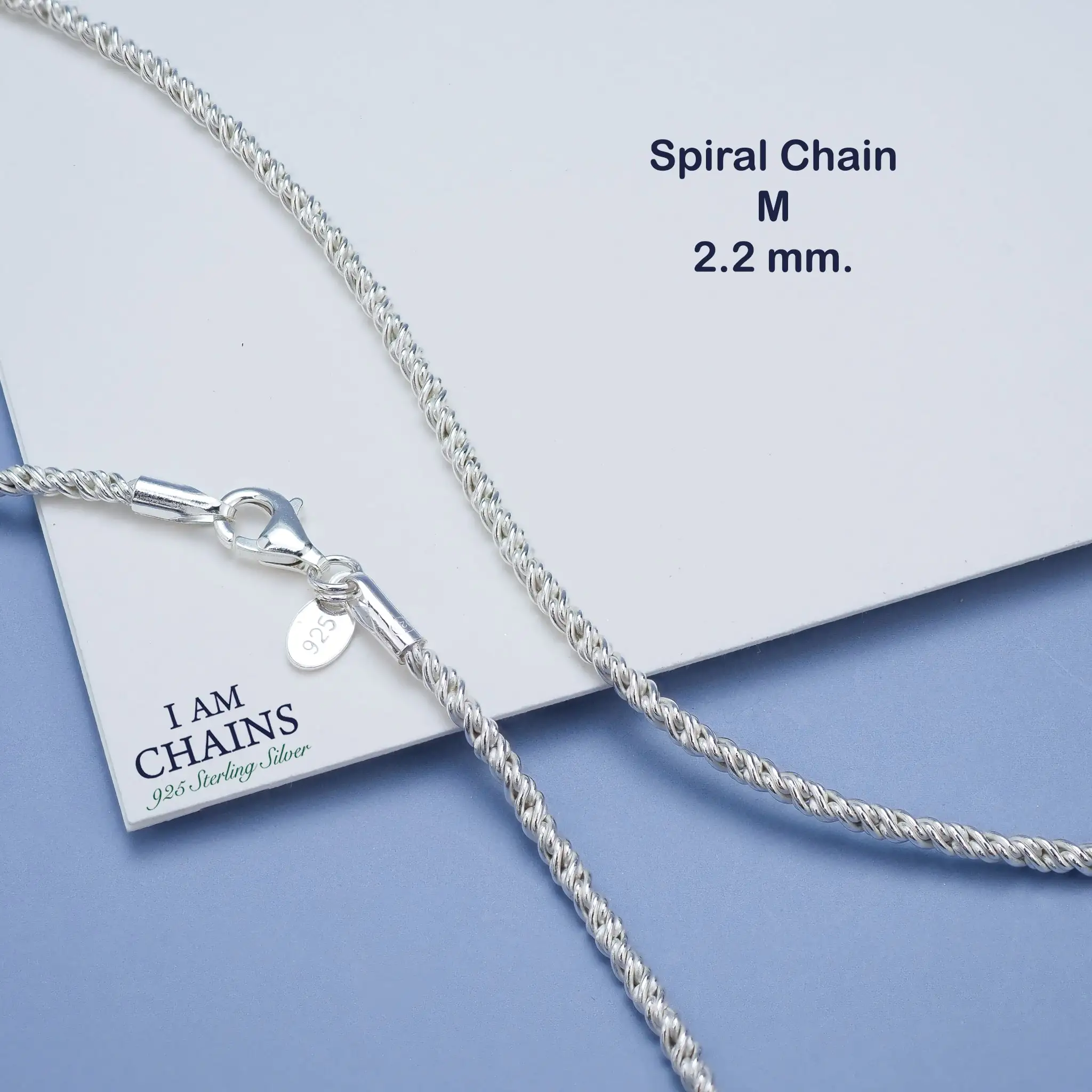 Fine Jewelry 925 Solid Twisted Rope Chain Necklace 925 Sterling Silver ...