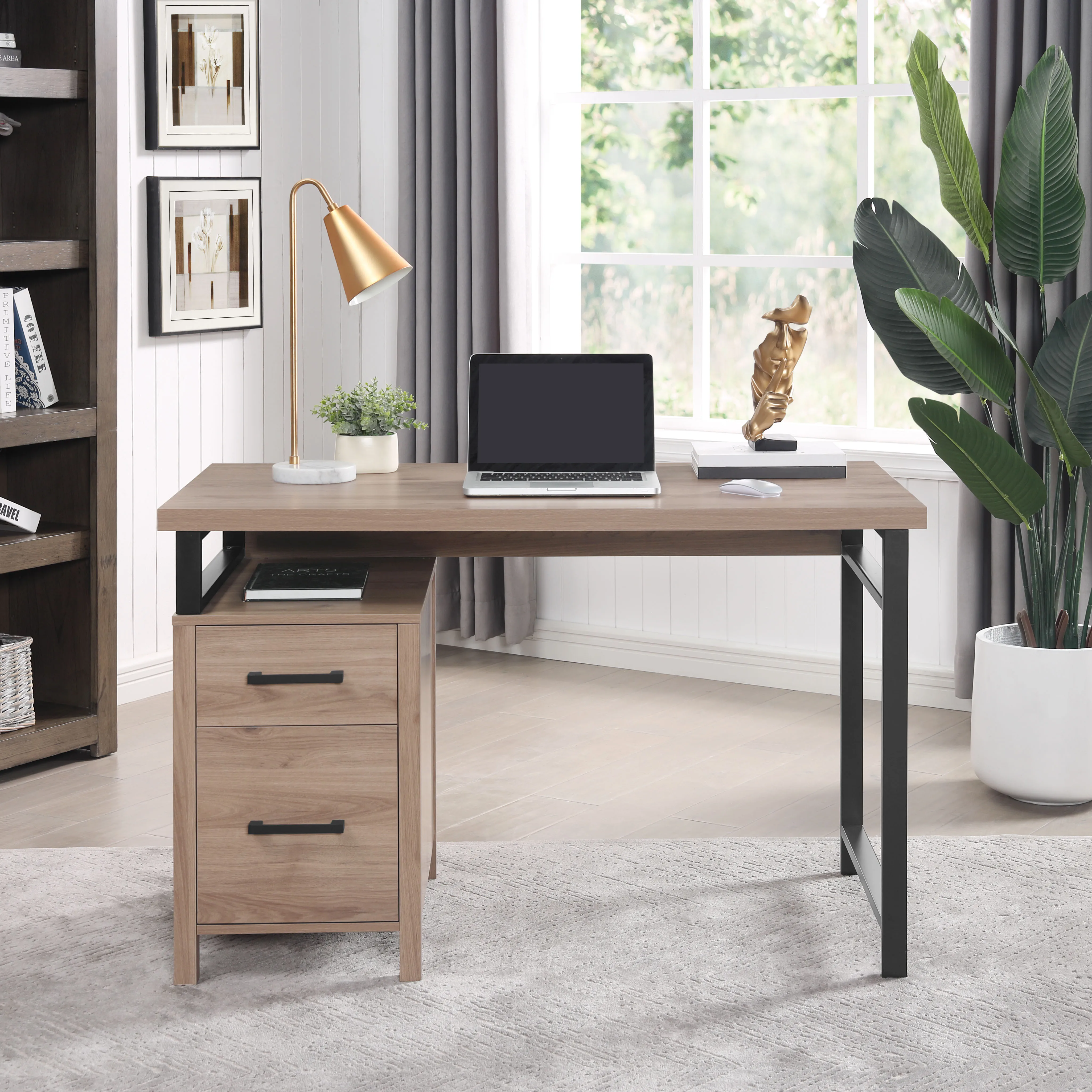 Modern And Simple Office Desk Working Home Office Furniture ...