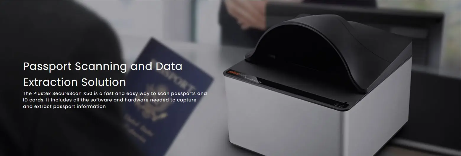 Plustek Securescan X50 - Efficient Passport and ID Scanning