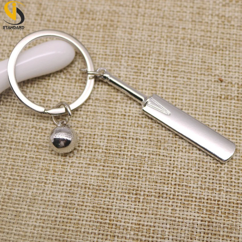 Cheap Price Wholesale Custom Cricket Bat Keychain by Standard International