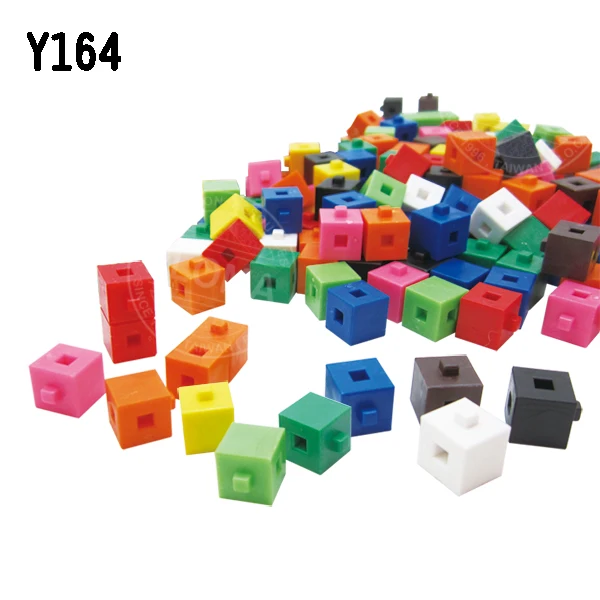 Education Connecting Cubes Building Linking Blocks for Kids