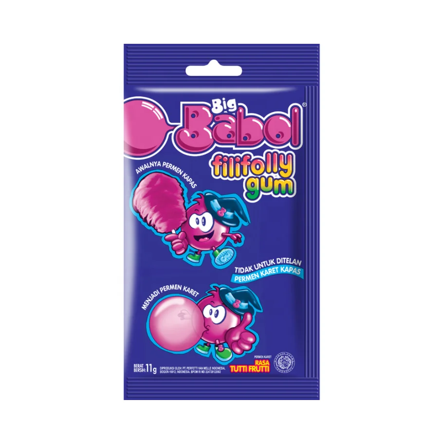 Big Babol Filly Folly Gum Fruit 11g / Big Babol Cotton Candy / Big Babol Distributor - Buy Big ...
