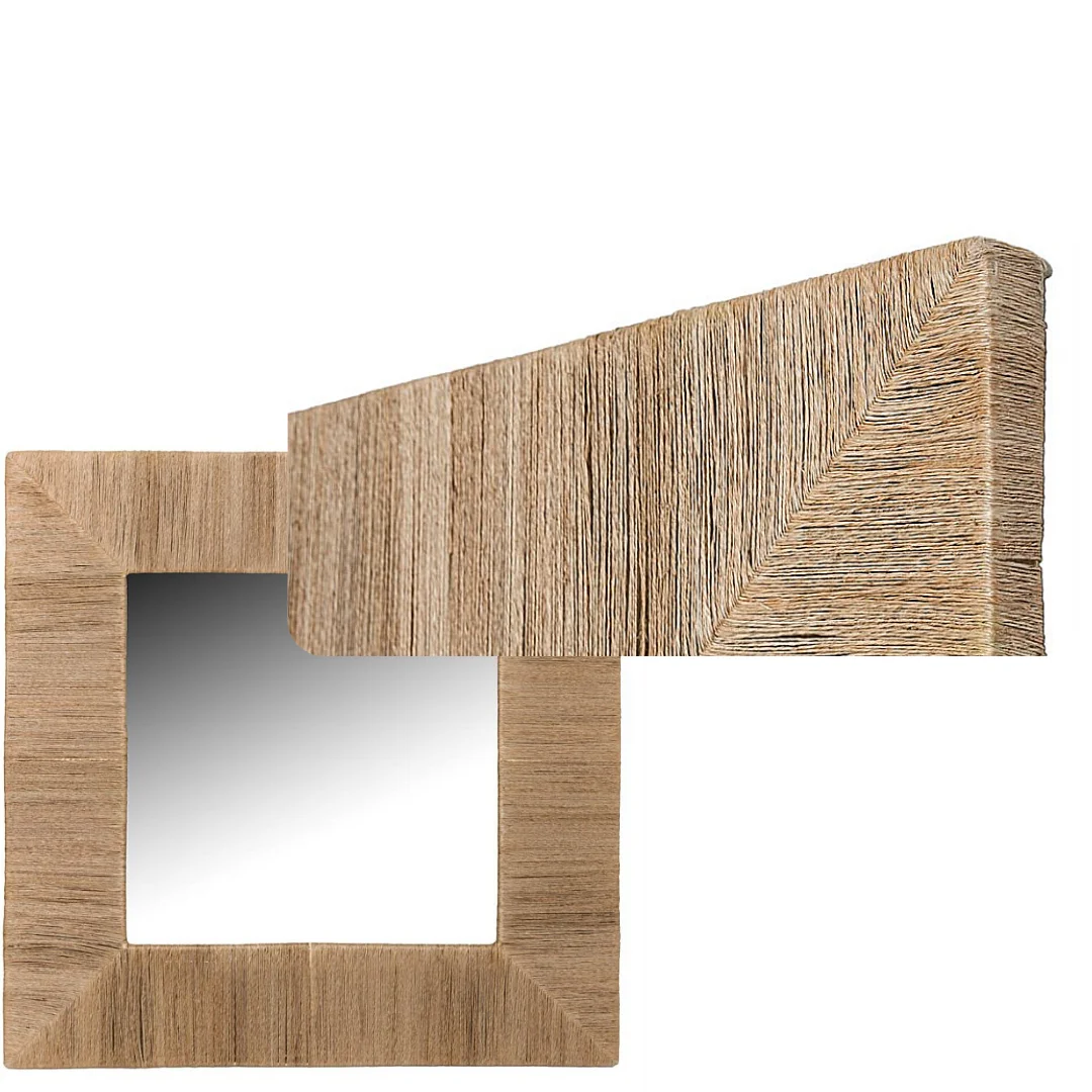 High Quality Seagrass Mirror Frame Dressing Mirror Furniture Eco ...