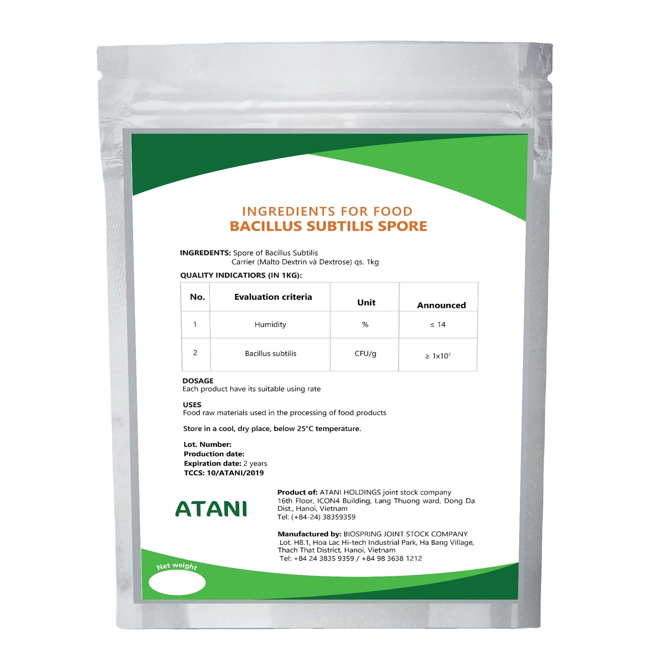 Bacillus Subtilis Probiotic