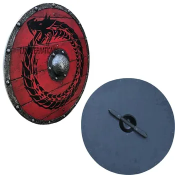 Medieval Round Viking Shield Viking Shield Unique Dragon Design Shield ...