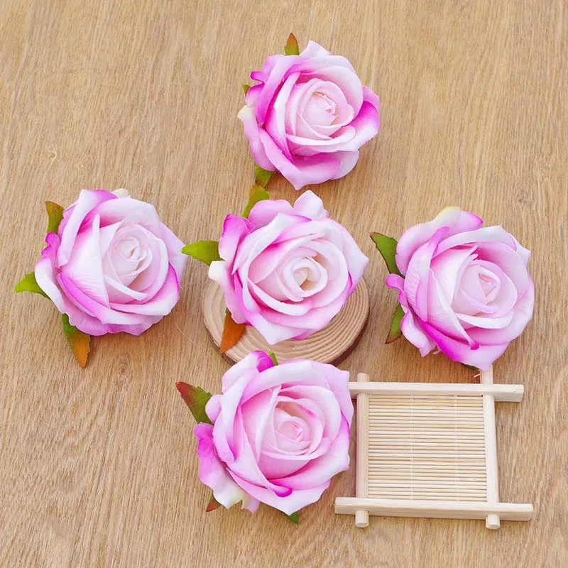 Royal Blue Roses Head Artificial Velvet Rose Heads Artificial Flowers ...