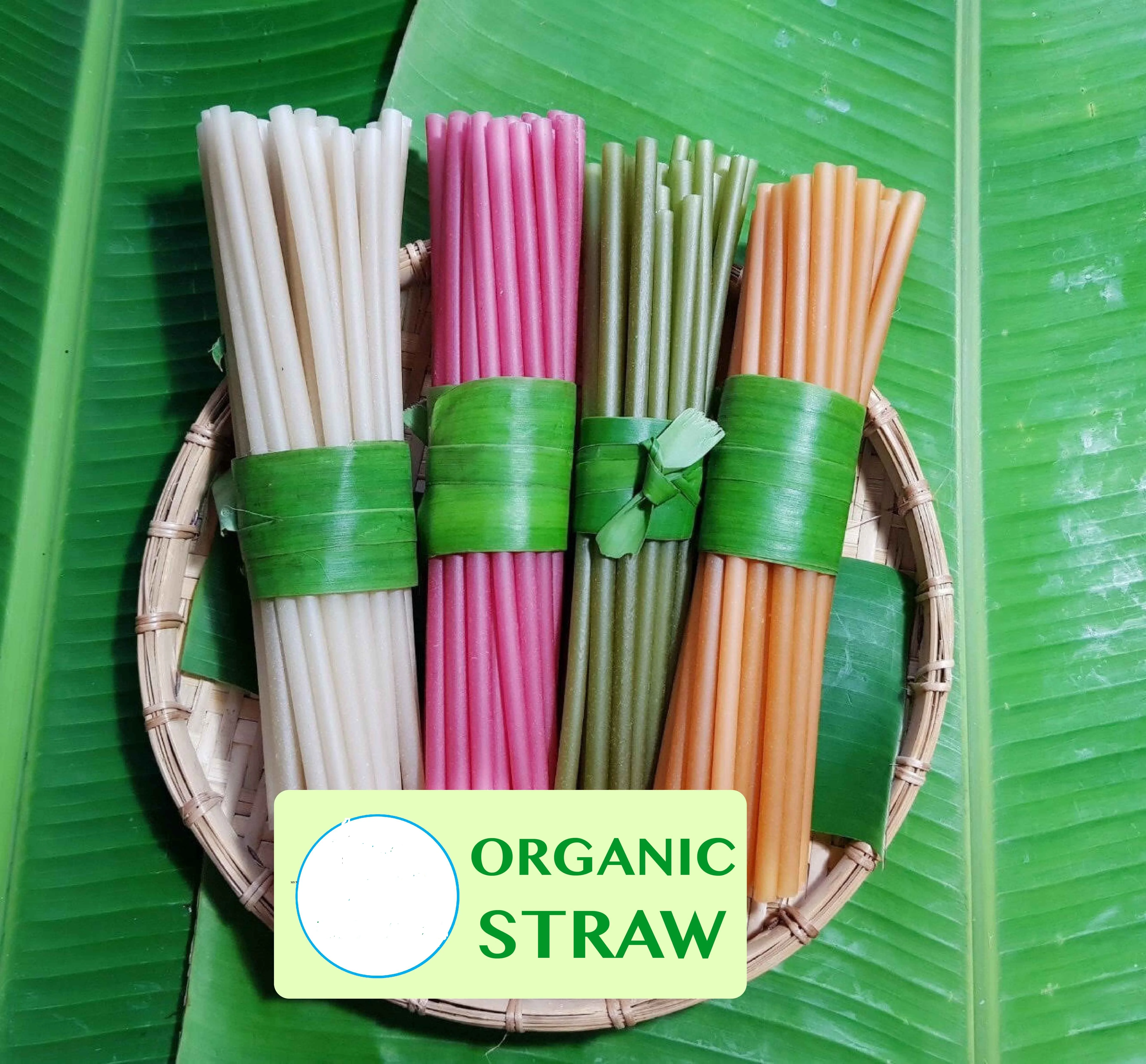 Eco-friendly Edible Rice Straws - High Quality & Durable
