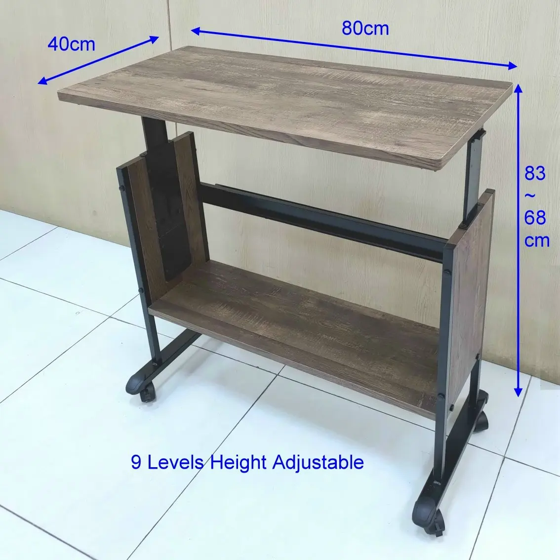 Modern Furniture Home Office Table Adjustable Wood Side Table Laptop ...