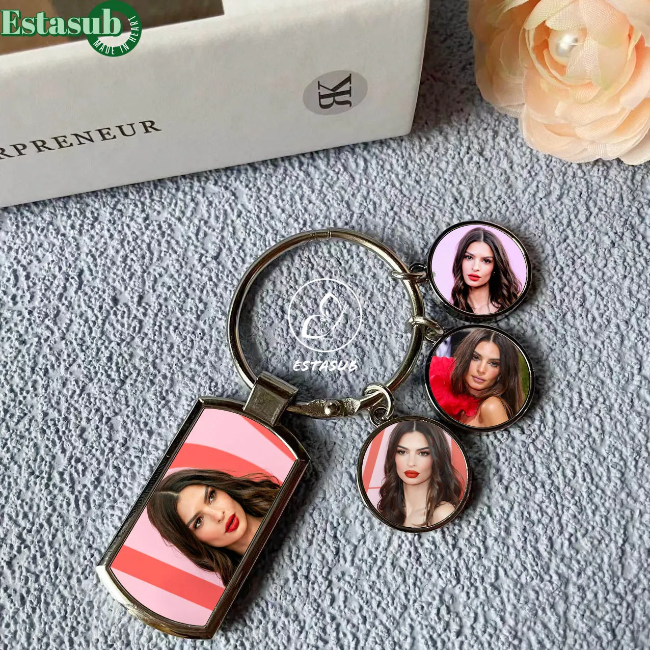 Custom Sublimation Blank Leather Keychains With Tassel - Buy ...