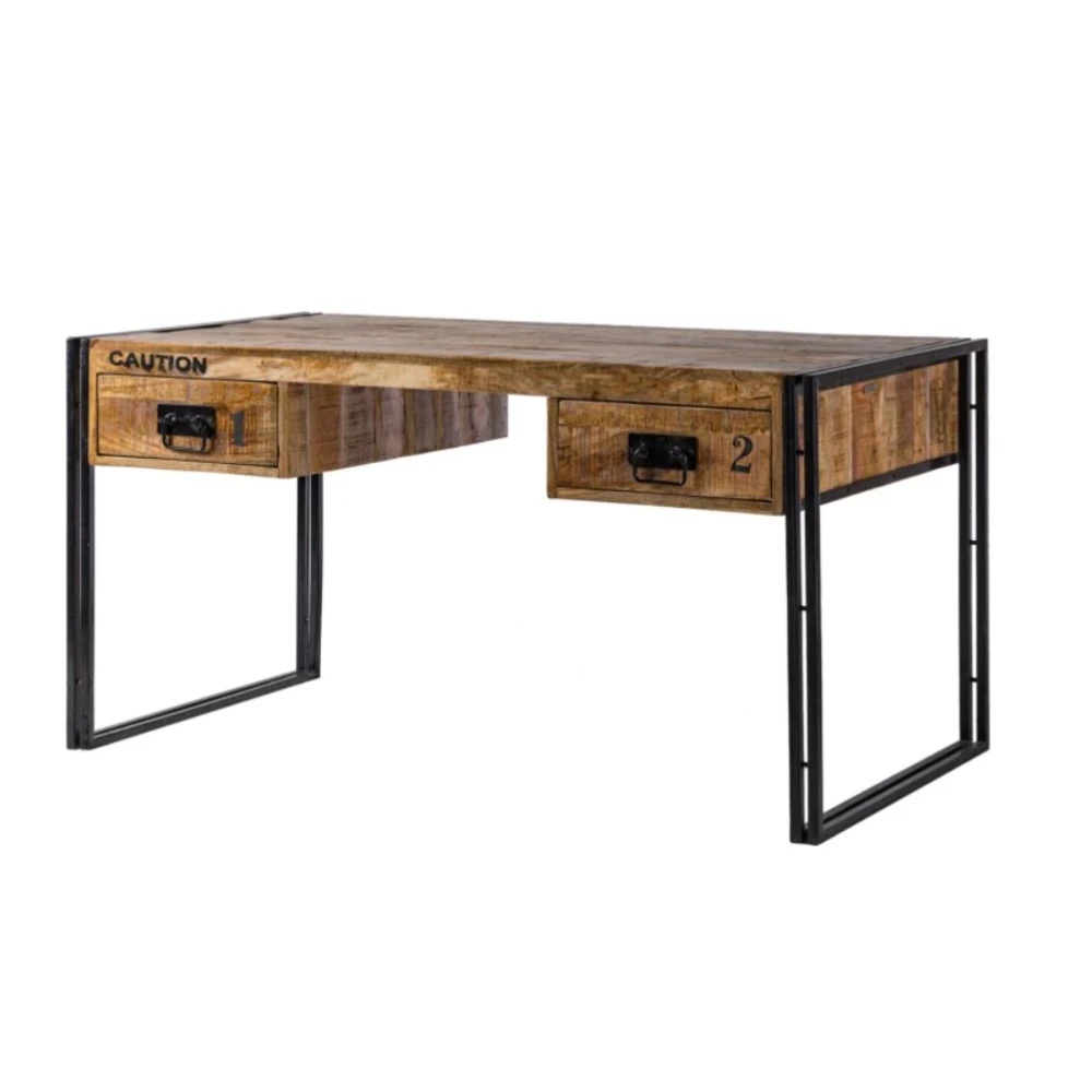 Modern Industrial Office Desk - Stylish & Functional