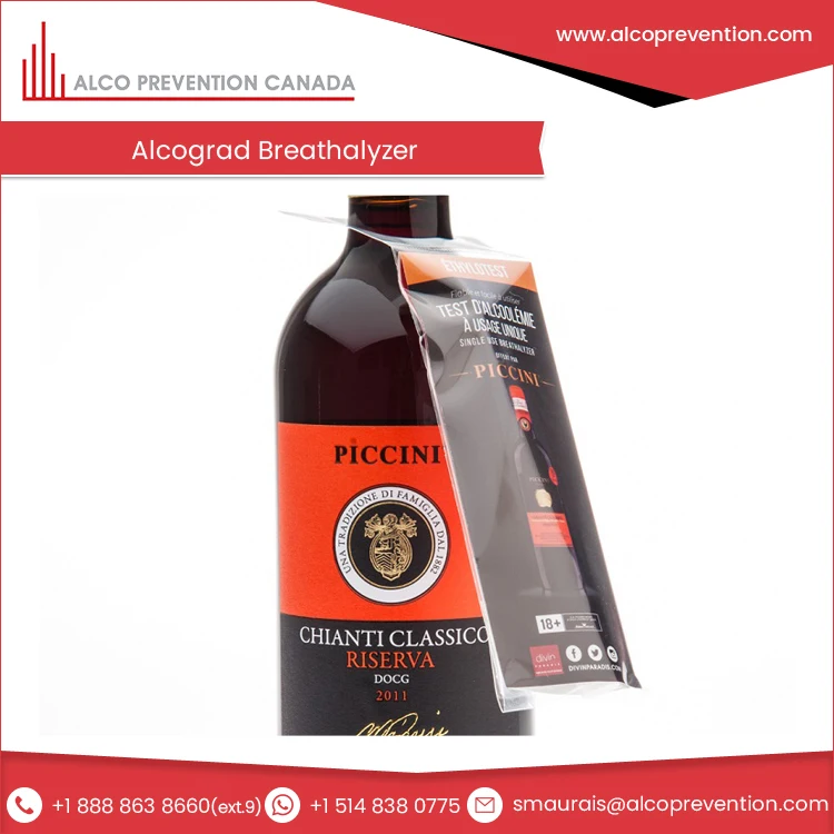 Highly Accurate Disposable Single Use Alcohol Breath Tester With Custom ...