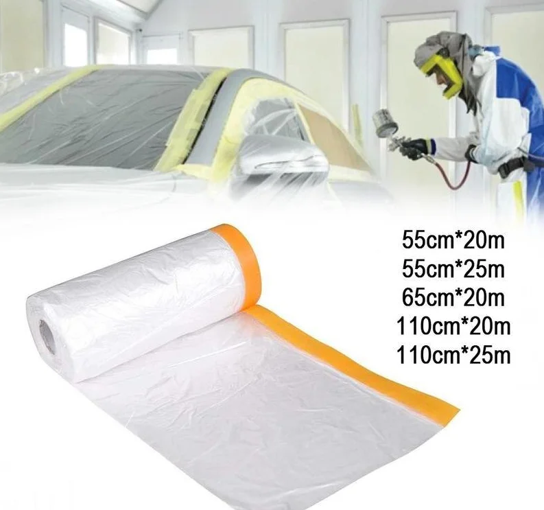 20m Dustproof Wall Covering Spray Paint Protection Masking Paper ...