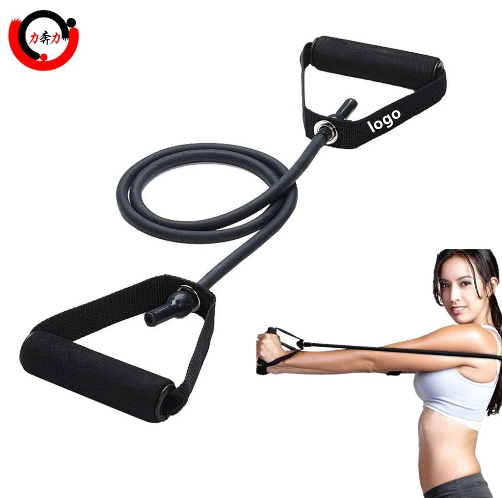 Exercise Tubes With Handles Stretch Band Exercises Resistance Bands Exercise Cords With Handles ...