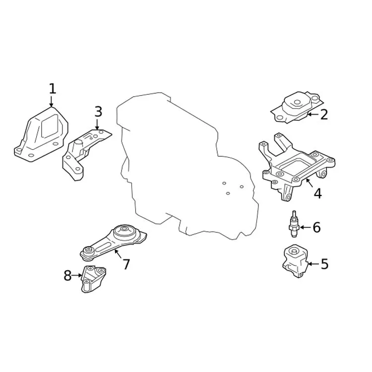 11210-5RA0A Engine Mount for Nissan - Reliable Auto Parts