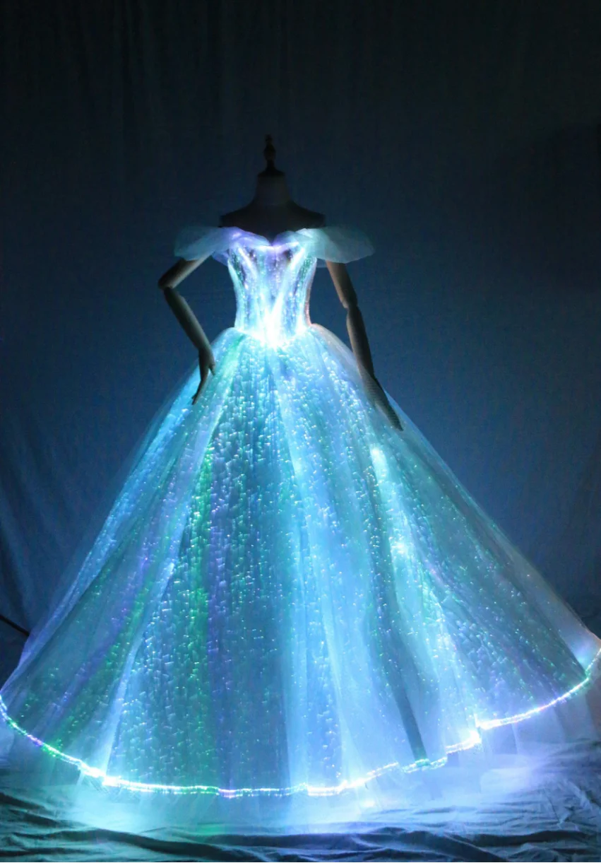 Light Shining Through Dress