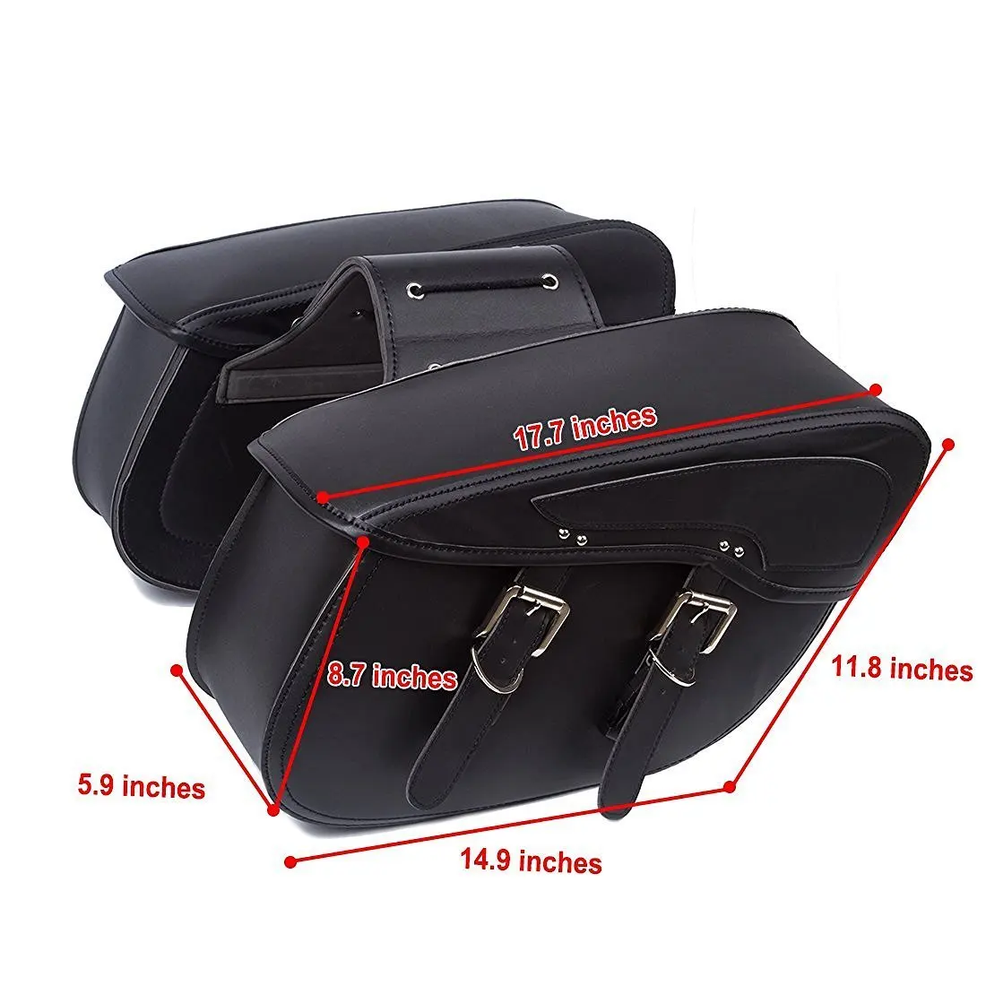Custom Size Motorcycle Saddlebags - Durable & Stylish