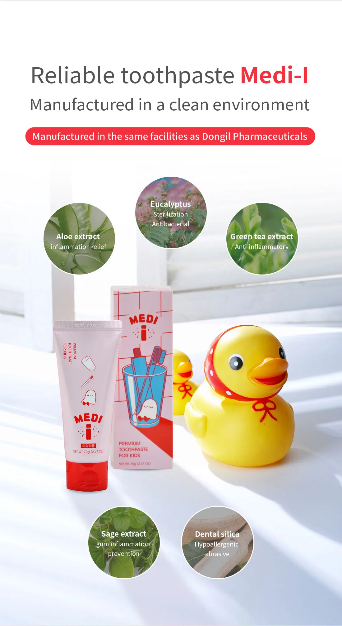 Healthy Safe Teeth Strawberry Flavor Korean Kids Toothpaste Healthy ...