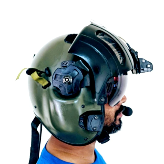 Rotary Wings Helicopter Pilot Helmet Aviation Fighter Chopper ...
