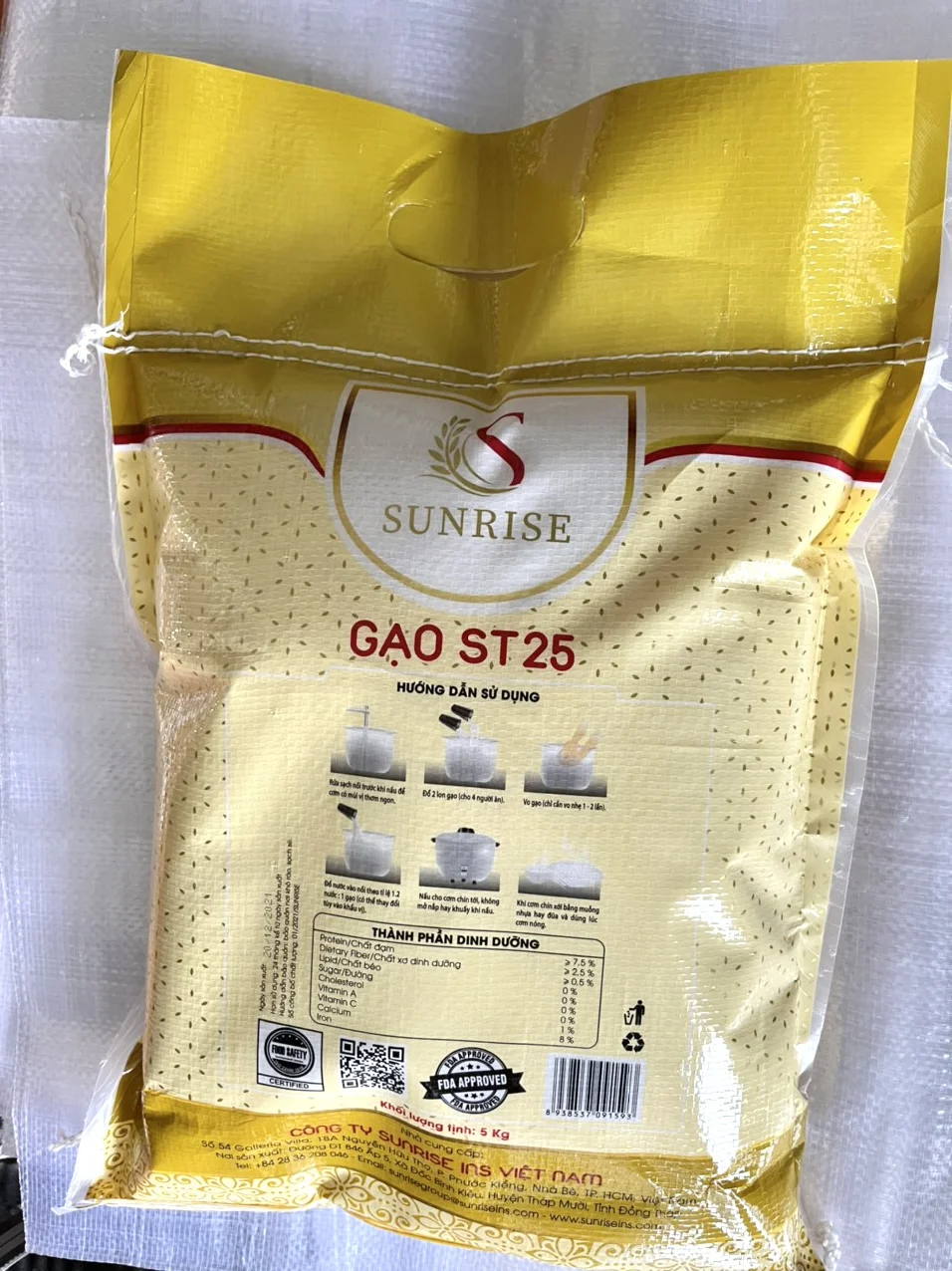 Sunrise Ins Company - Vietnam Best Rice In The World St24 St25 Rice ...