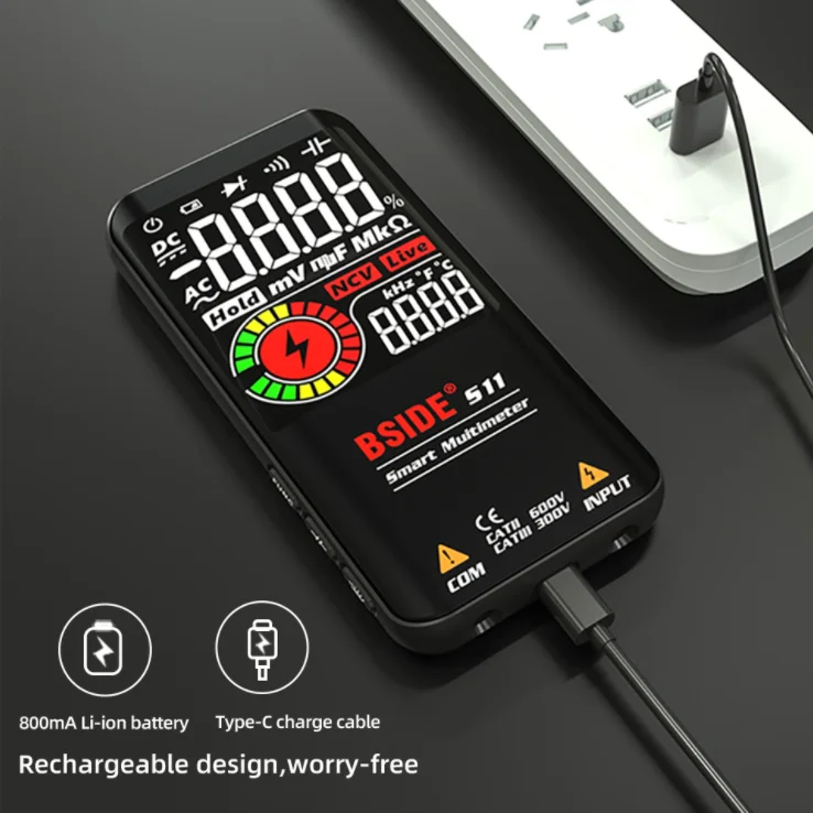 BSIDE S11 Smart Multimeter - Large Color Screen, Efficient Testing ...