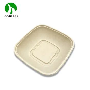 Bio Degradable Catering Disposable Bamboo Moulded Pulp Food Containers ...