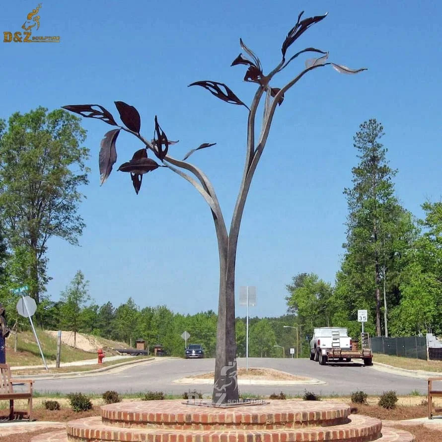 Modern Art Garden Decoration Large Outdoor Abstract Statue Metal 304 ...