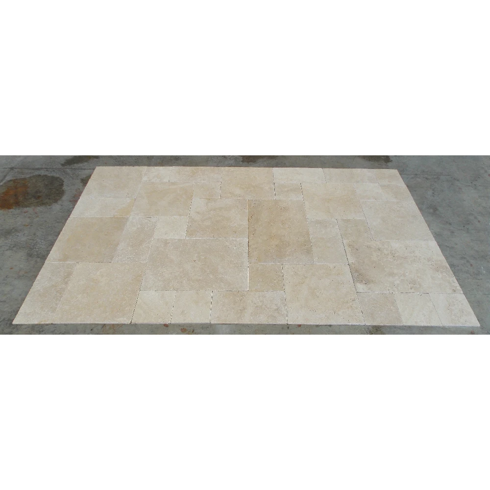 2024 Navona Classic Travertine Premium 1,2cmxfrench Pattern Set Filled ...