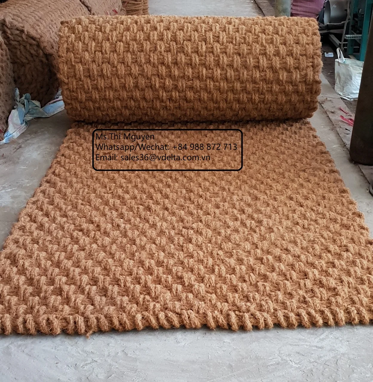 Wholesale Coconut Coir Net Fiber Eco Material Spinning Woven Raw ...
