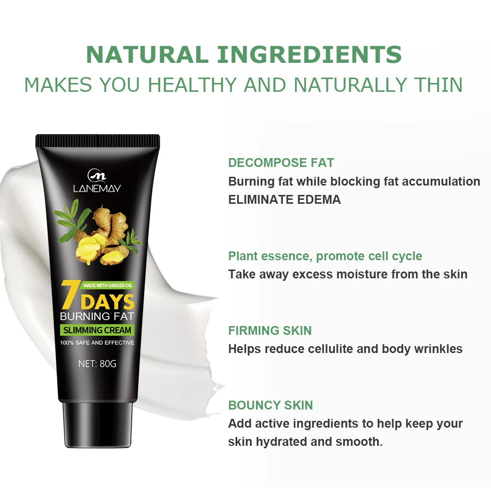 Alibaba.com: Private Logo Natural Ginger Herbal Slimming Cream, 7-day 3 ...