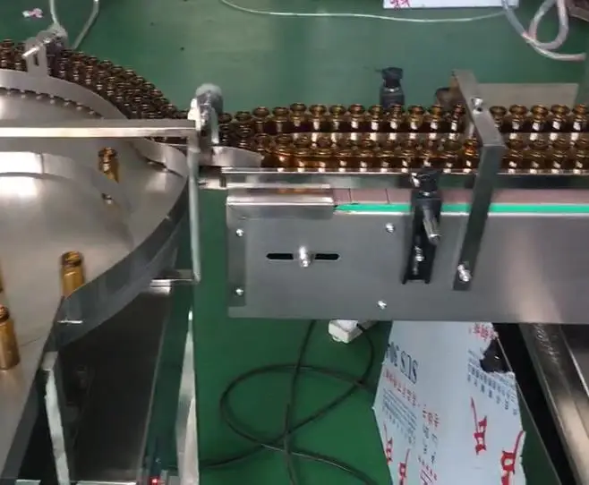 Automatic Round Rotary Turntable Bottle Feeder Machine Unscrambling ...