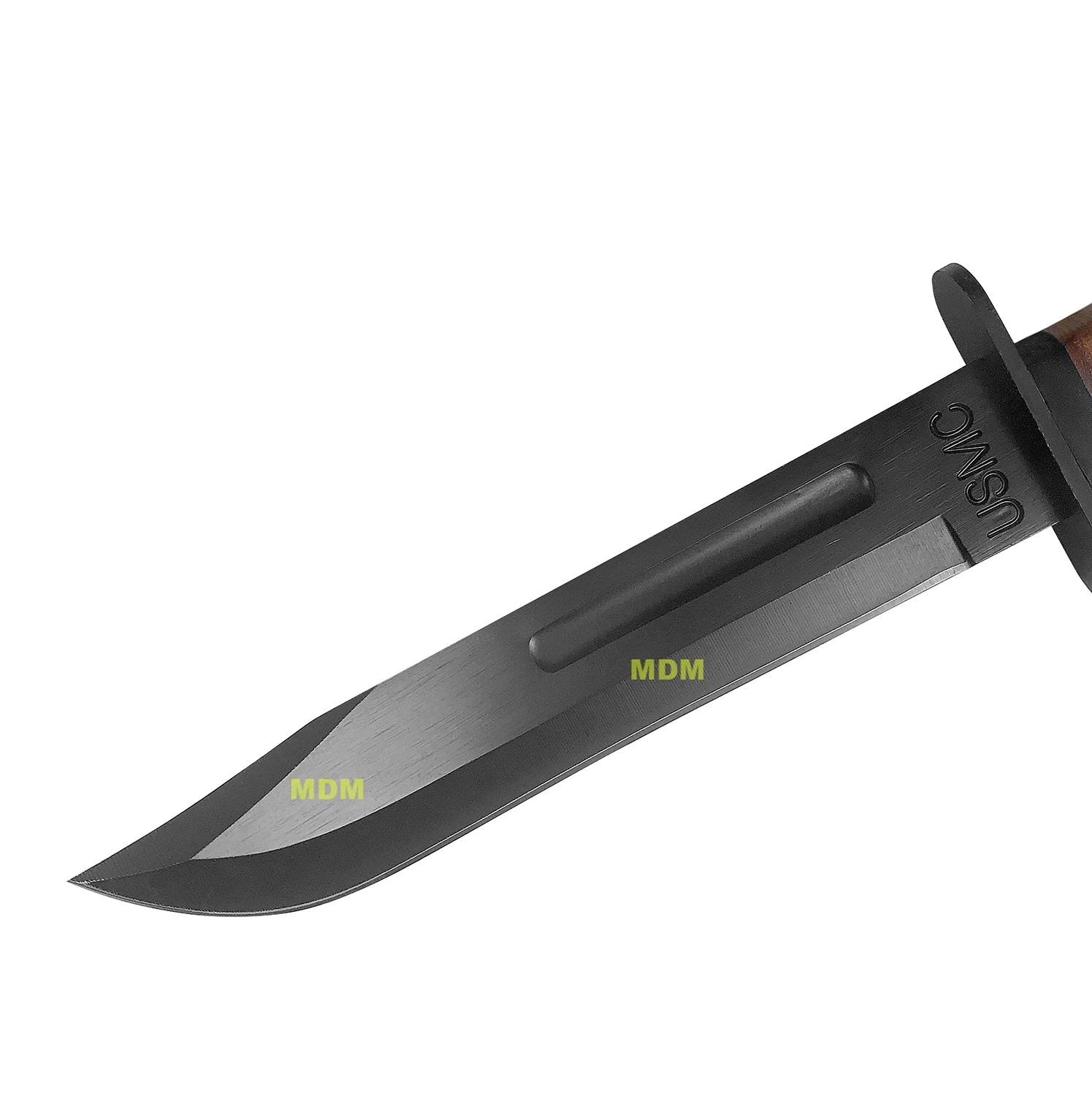 440 Stainless Steel Blade - Real Leather Handle Kabar Knife