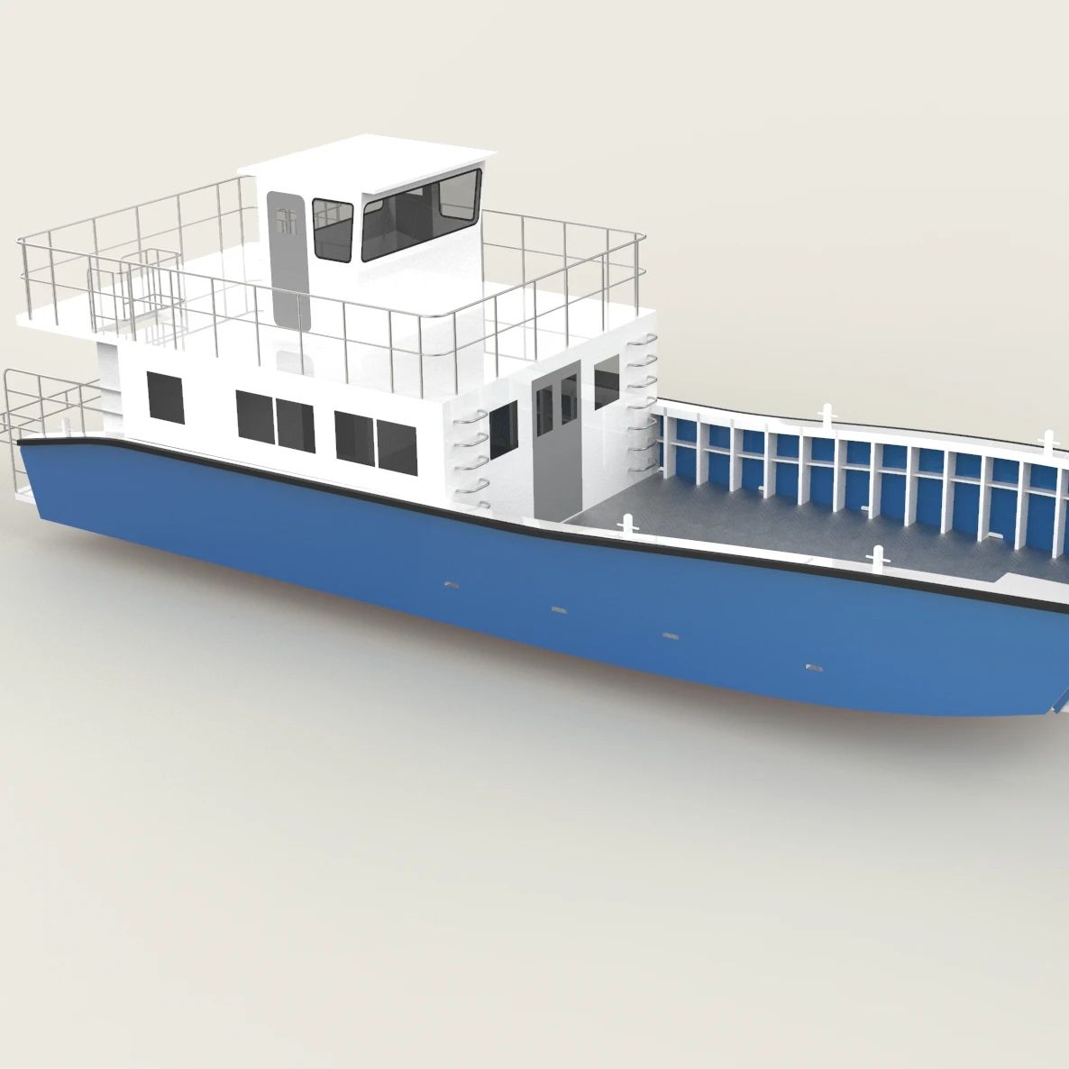 15m multi purpose landing craft 40 passengers and 12 tons loading ...