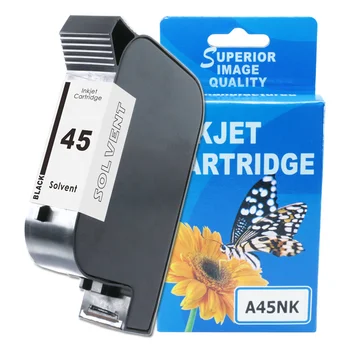 Hp Tij2.5 Hp2580 Hp2588 프린터 용 검정색 솔벤트 잉크 제트 카트리지 Uniplus 2580 2588 Tij ...