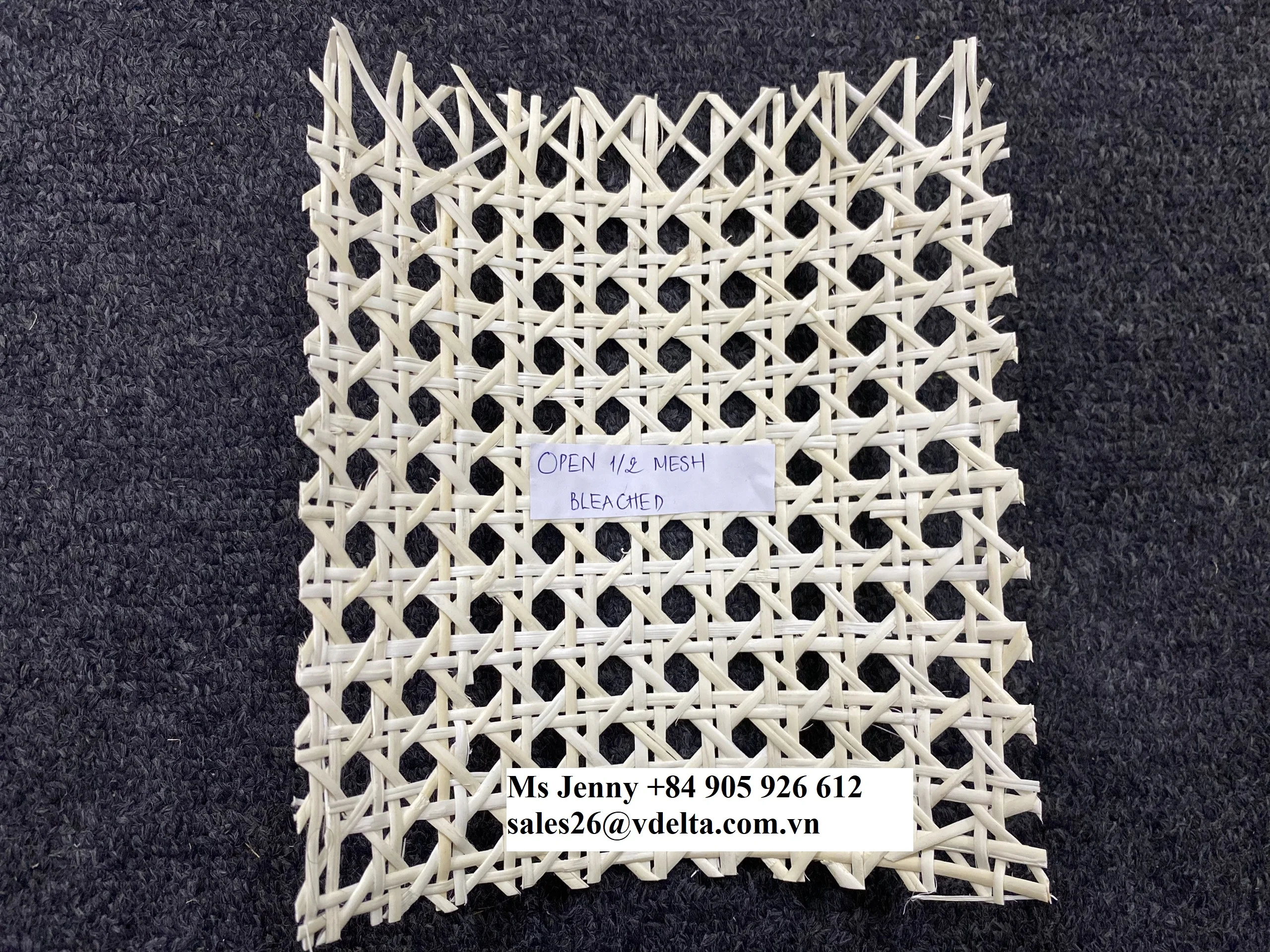 Rattan Cane Webbing Net Open Weave 18" Width Wicker Cane Webbing For ...
