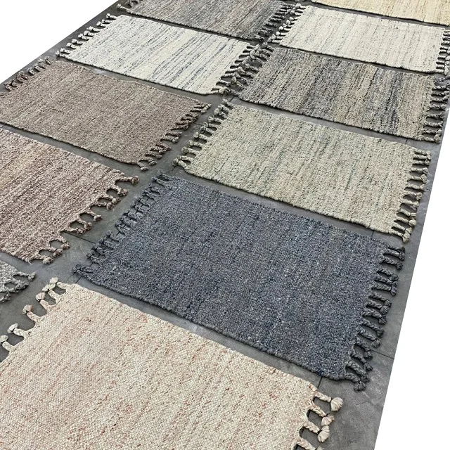 100% Natural Textured Handmade Handwoven Indoor Outdoor Washable Modern ...