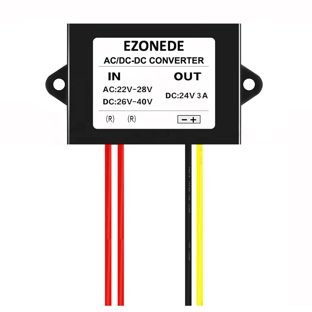 Ac 24v To Dc 24v 3a 72w Ac To Dc Converter Step Down Power Supply ...