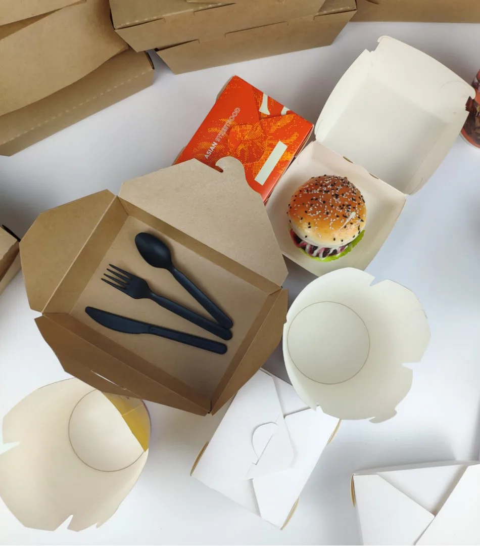 Customized Food Packaging Boxes - Restaurant Takeaway