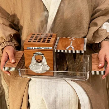 Wooden Acrylic Tray Handmade Tissue Box With Acrylic Box For Perfect ...