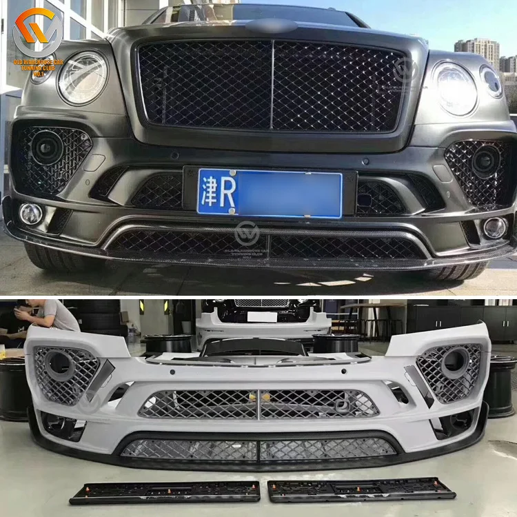 Front Bumper Lip Rear Diffuser For Bently Bentayga Limited Edition W12 ...