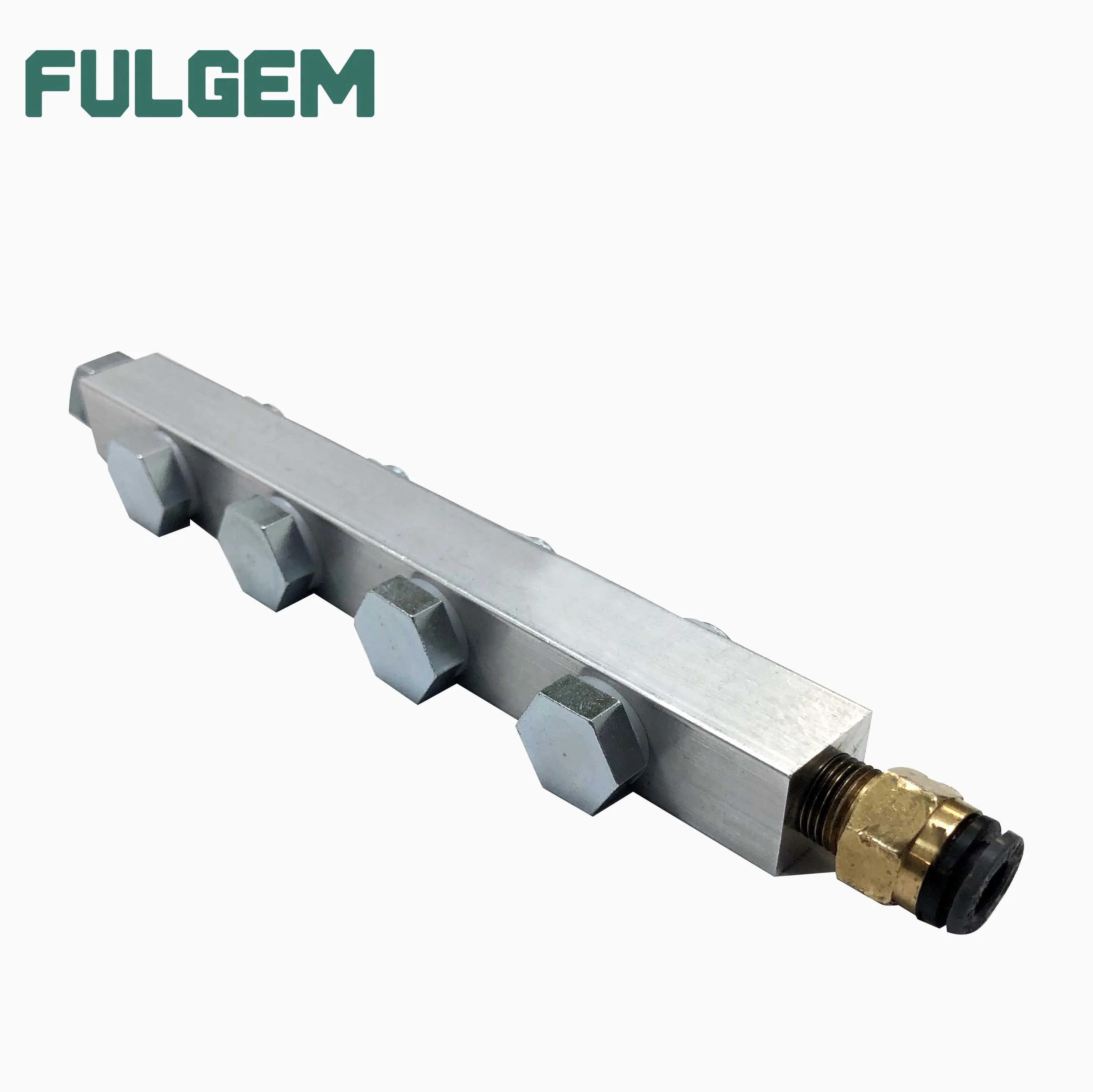 4-station Mounting Block Manifold Iron Steel Valve Block Minimise ...